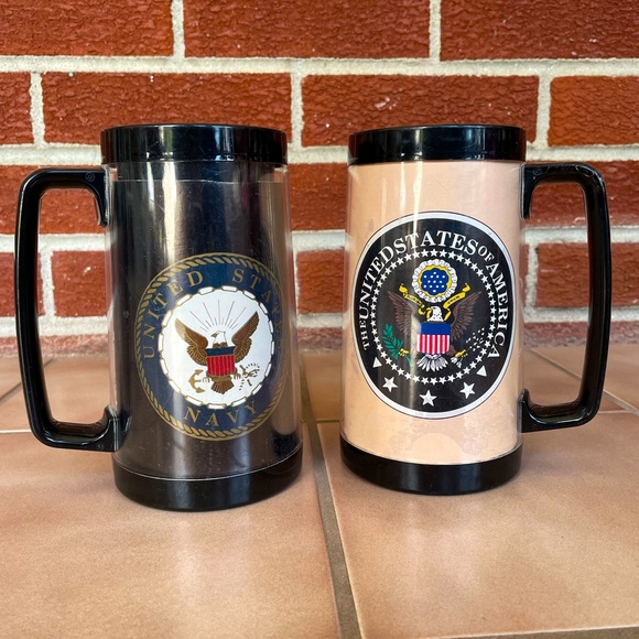 Dining | Vintage Black Usa Us Navy Thermo Serv Lite Insulated Plastic ...